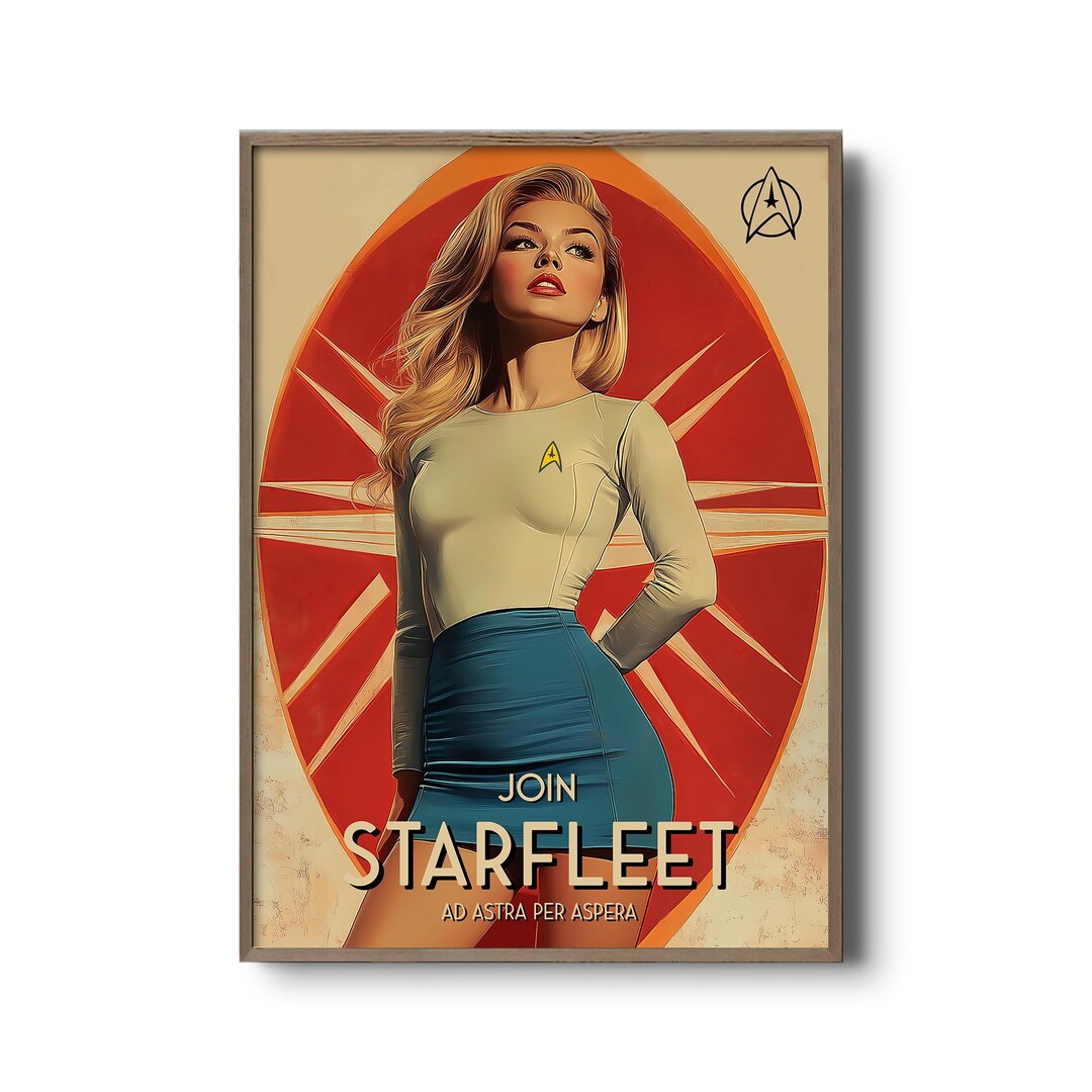 Join Starfleet Retro Sci-fi Recruitment Poster – Futuristic Space Art ...