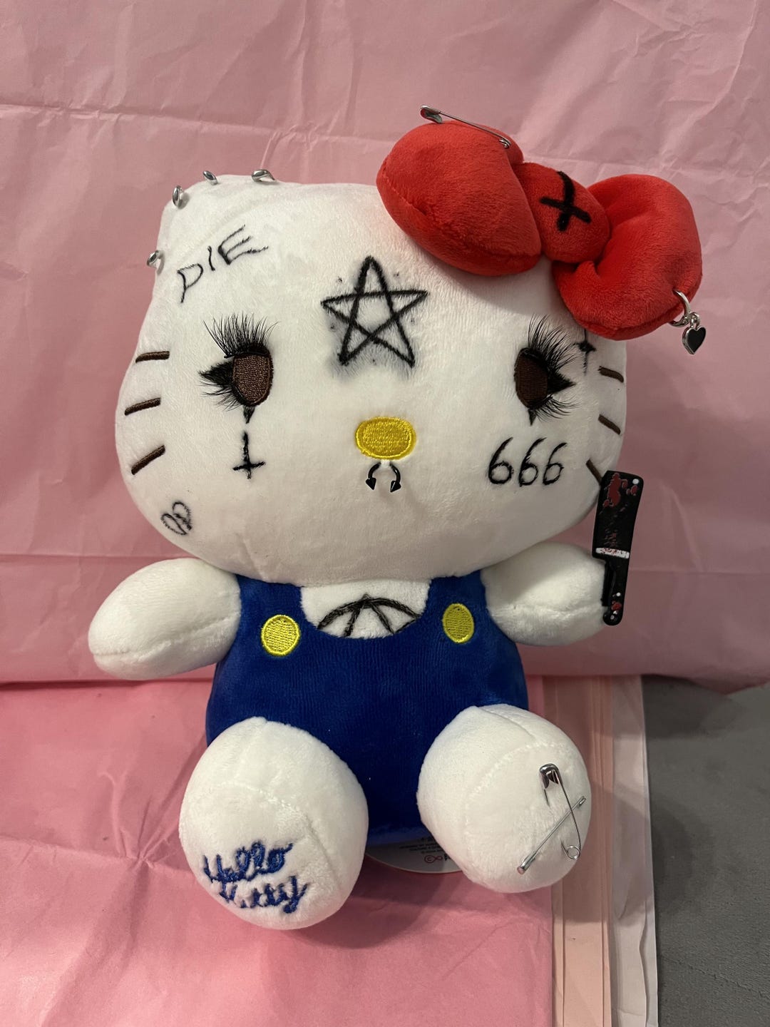 Hello Kitty Custom Plushie - Etsy