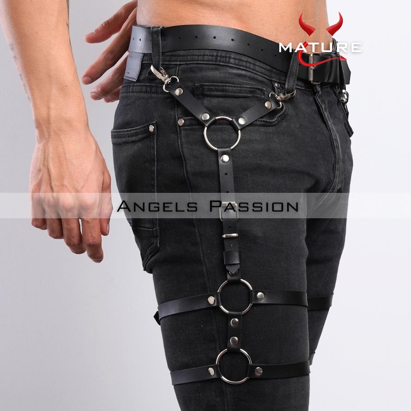 Thigh to Chest Harness - Etsy