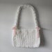 Shoulder Purse Bag With Bows / Crocheted/ Cutesy/ Pink/ Aesthetic ...