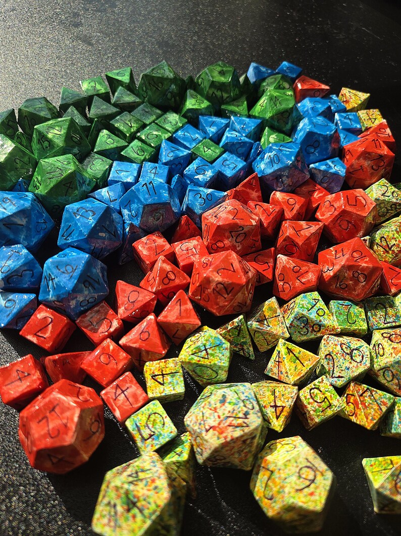 Dnd Dice Set | Set of 15 | One of a Kind,tabletop RPG, D&D, Unique ...