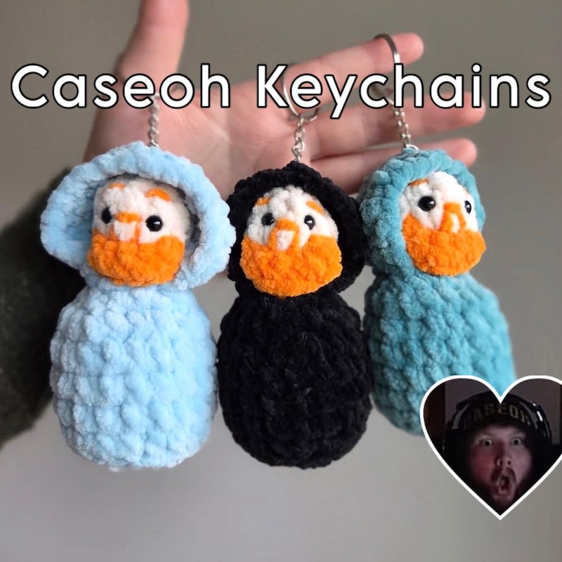 Caseoh Plush - Etsy