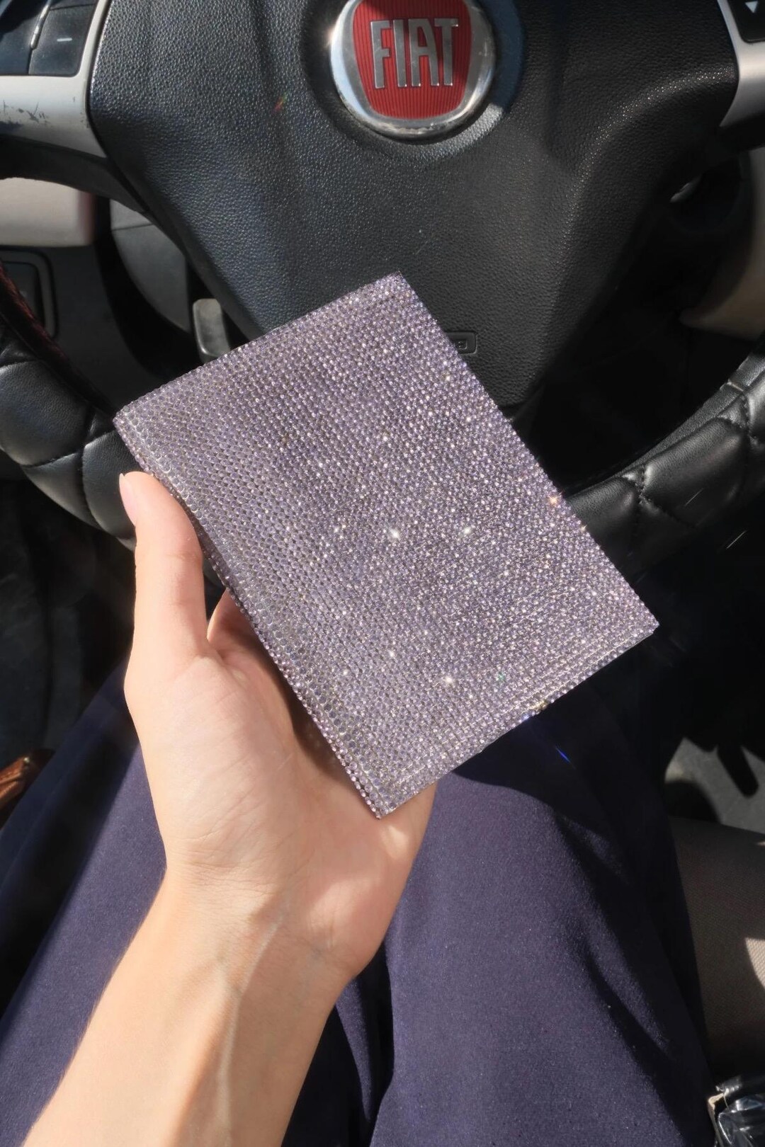 Drivers Licence Case With Crystal Stones, Driving License Wallet ...