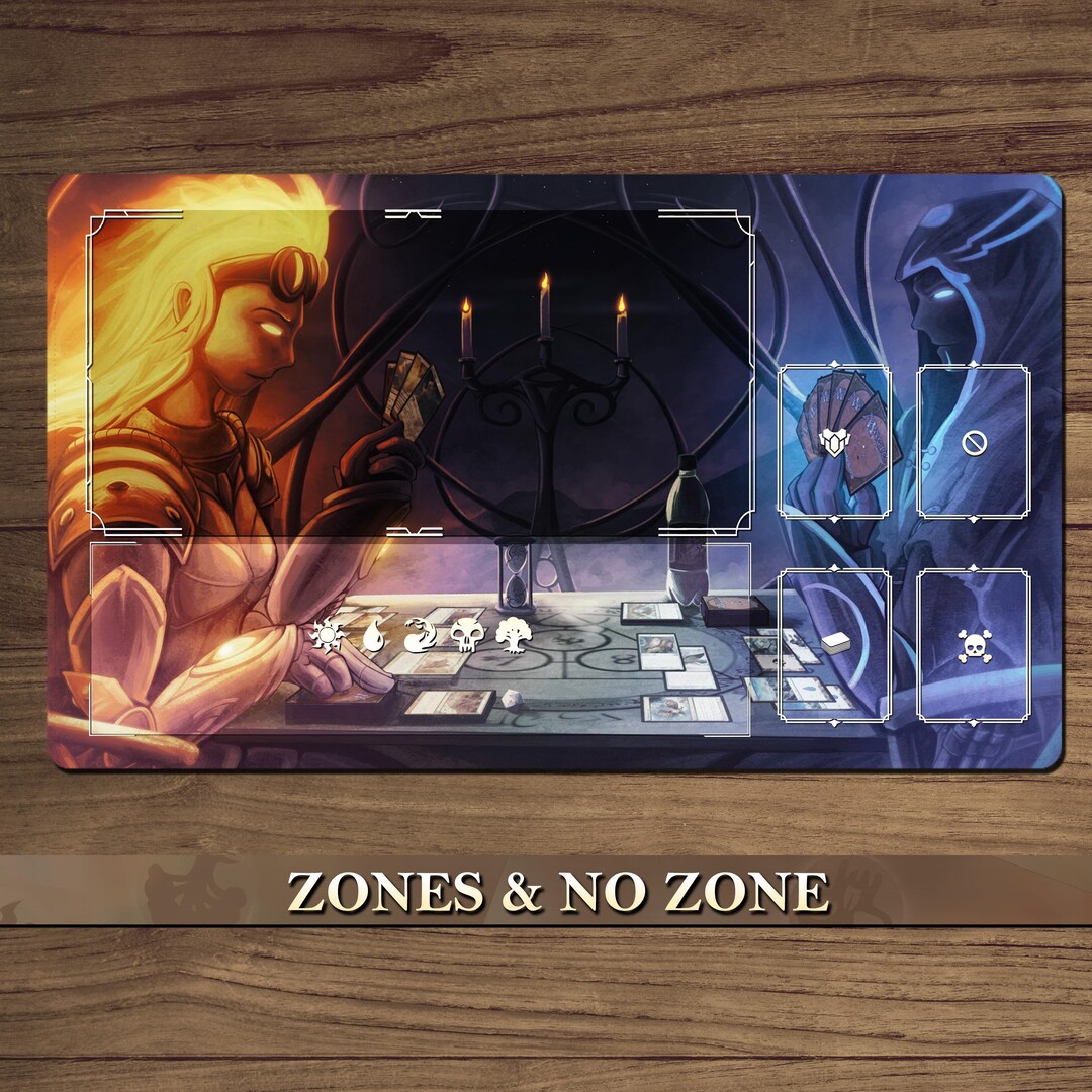 Playmat MTG Duel I Cards Zones I 24 X 14 (600 X 350 Mm) - Etsy