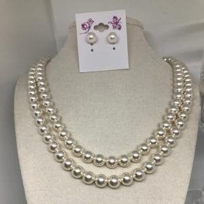 Double Strand Pearls - Etsy