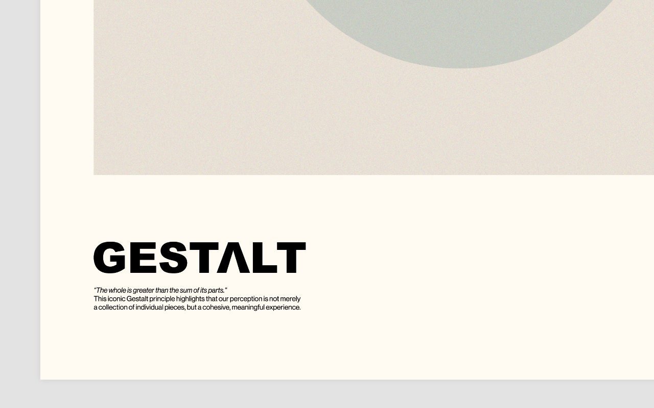 Gestalt Poster Law of Common Region Poster Optical Illusion, Optical ...