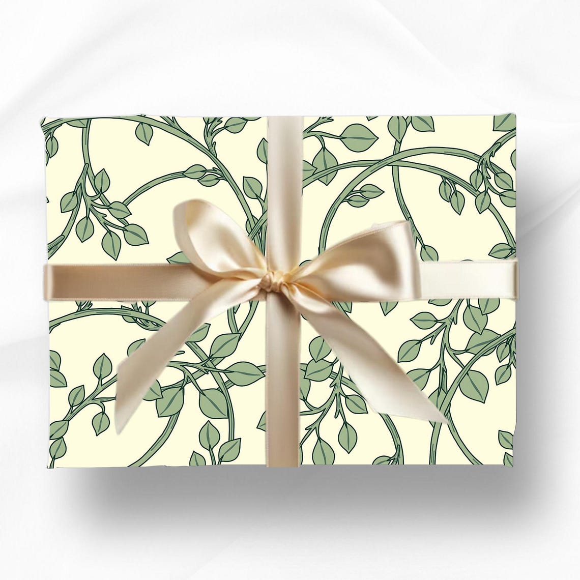 Ivy Vine Wrapping Papers, Holiday Gift Wrapping Sheet, Wedding Wrapping ...