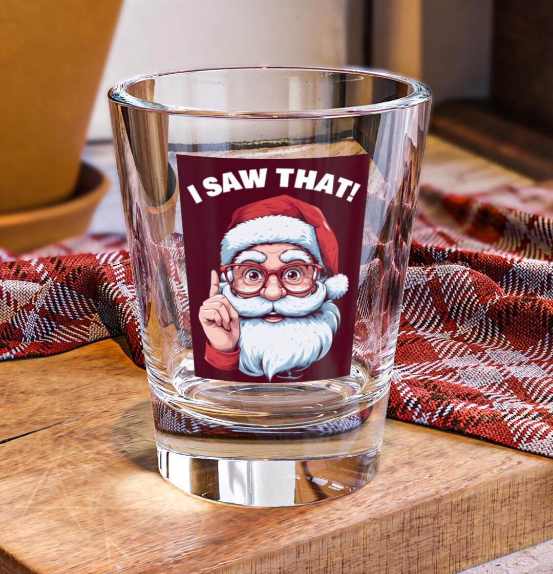 Santa Claus Shot Glass - Etsy