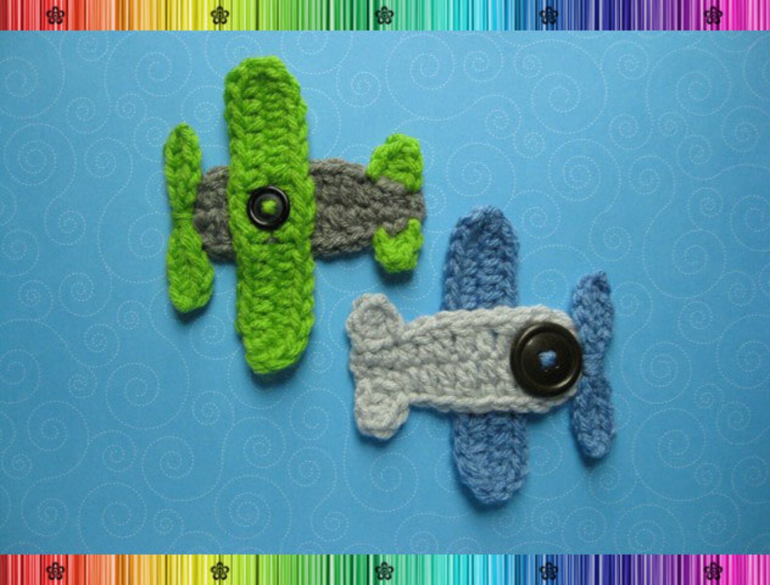 Airplane Applique CROCHET PATTERN | Etsy