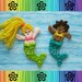 Mermaid Applique - CROCHET PATTERN - Etsy