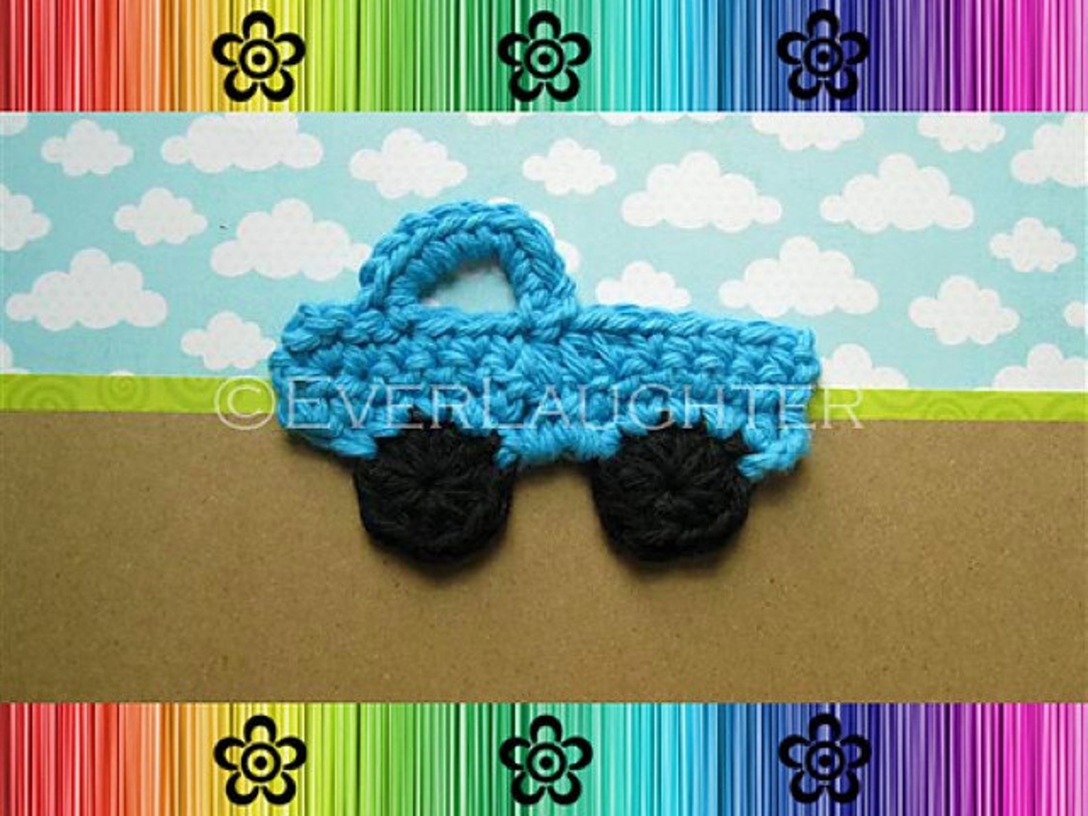 Truck - Dump Truck - Tow Truck Applique - CROCHET PATTERN (PDF) - Etsy