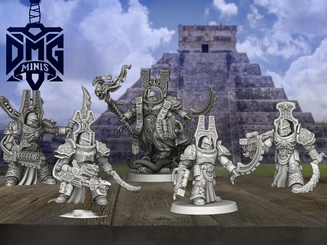 1khijo Heavy Assault Havoc Squad of 5 | Sci-fi | Wargaming | 3d Printed ...