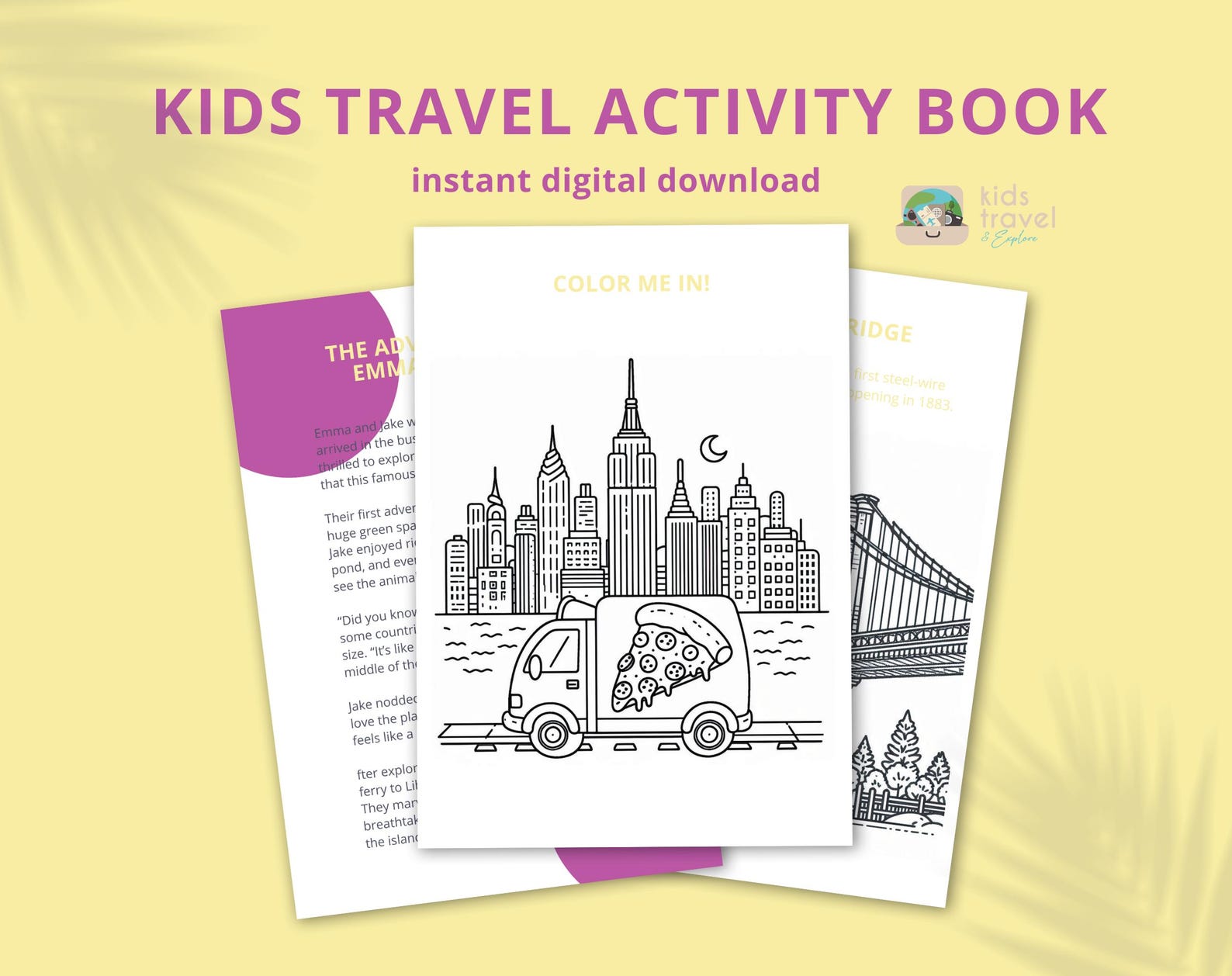 Explore New York City! | Travel Busy Book | Travel Activity Kit ...