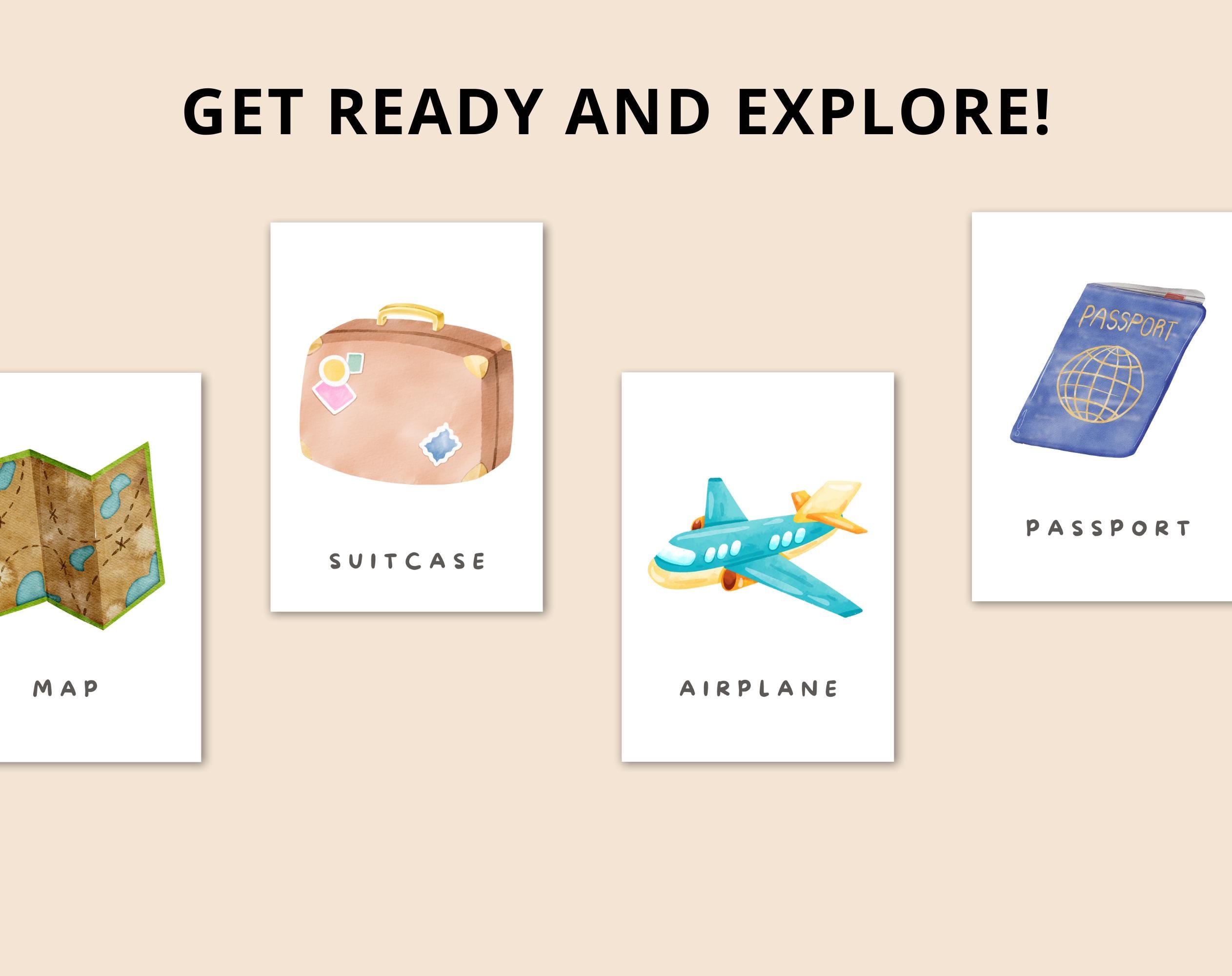 Printable Flashcards for Kids | Travel Flashcards | Digital Flashcards ...