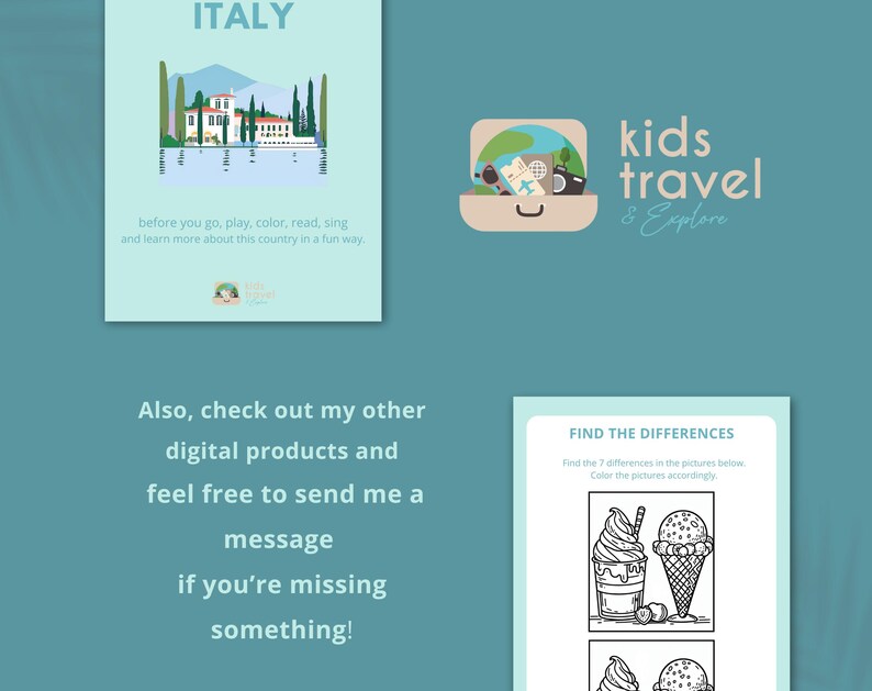 Explore Italy | Travel Busy Book | Italy Travel | Travel Guide | Kids ...