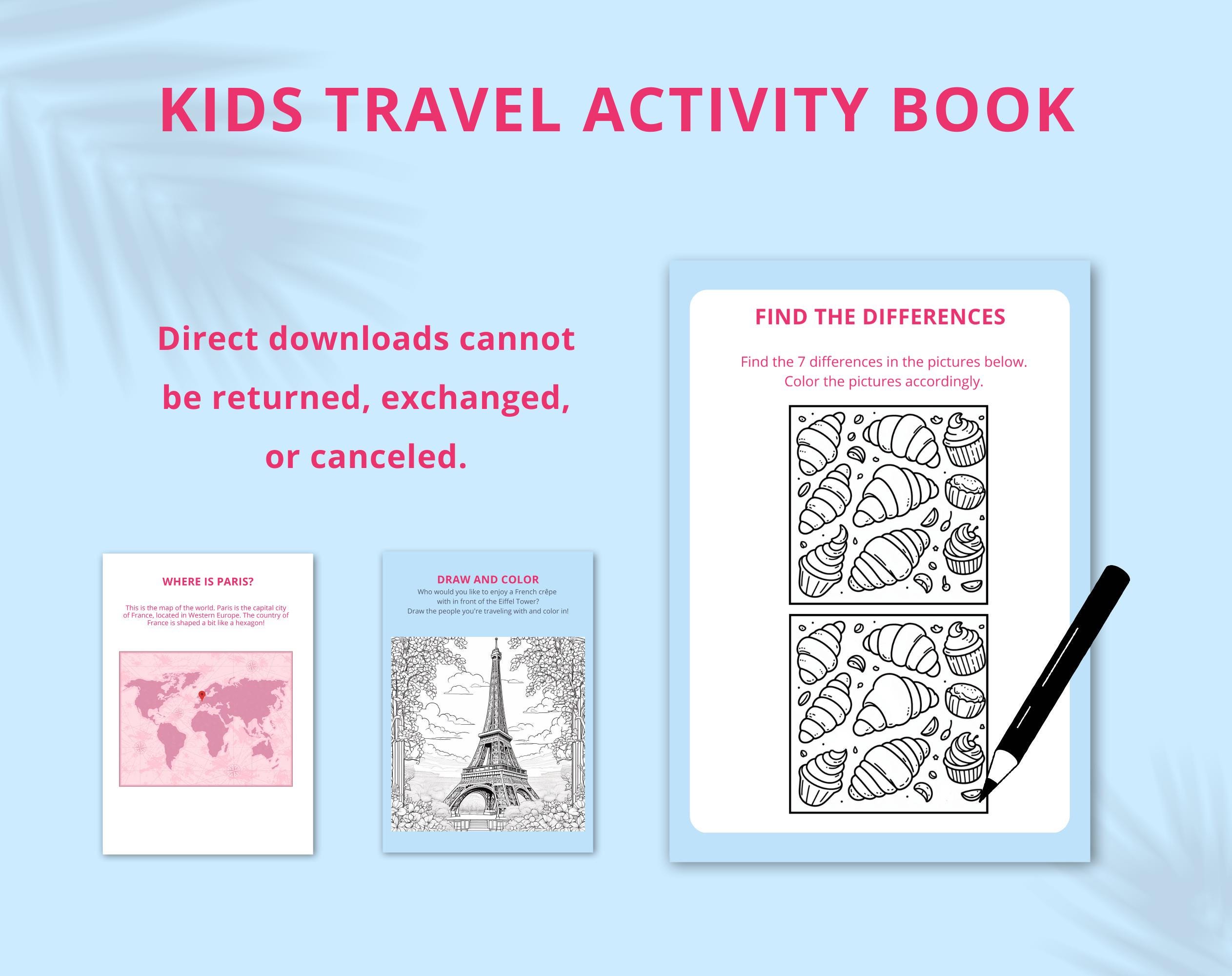 Explore Paris! | Travel Activities for Kids | Paris Travel | Travel ...