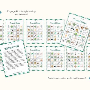 Travel Bingo for Kids and Family | Travel Activities | Summer Bingo ...