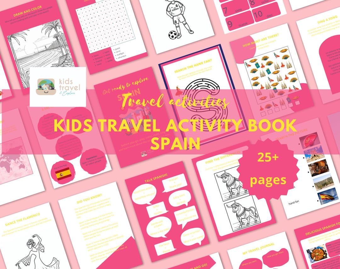 Explore Spain! | Travel Activity Kit | Spain Travel Printables | Kids ...