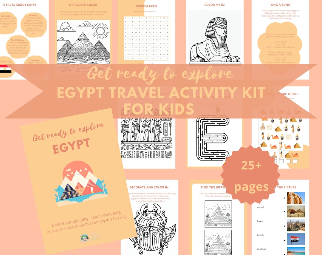 Explore Egypt! | Travel Activity Kit | Egypt Travel Guide | Kids Travel ...