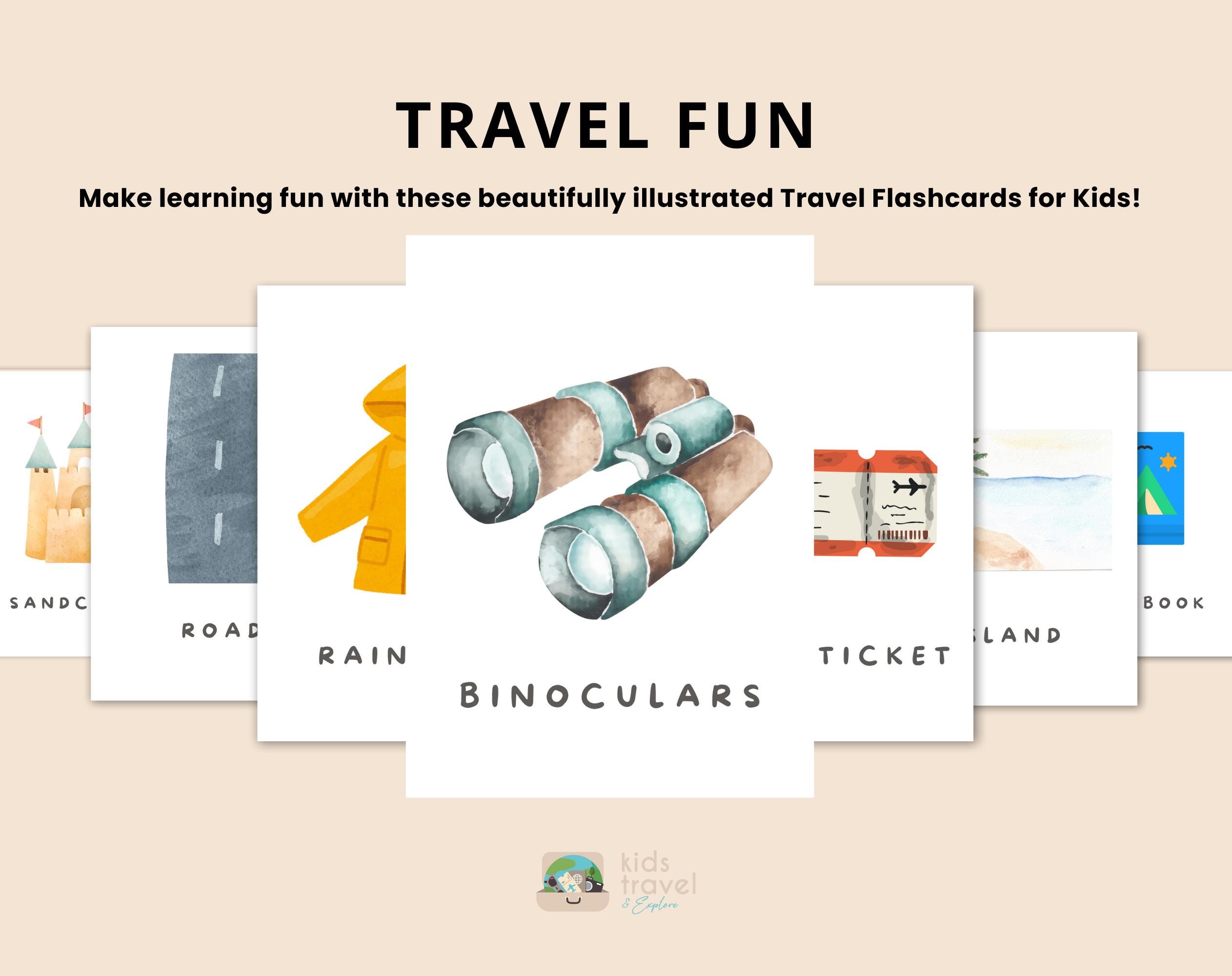 Printable Flashcards for Kids | Travel Flashcards | Digital Flashcards ...