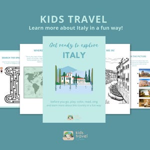 Explore Italy | Travel Busy Book | Italy Travel | Travel Guide | Kids ...