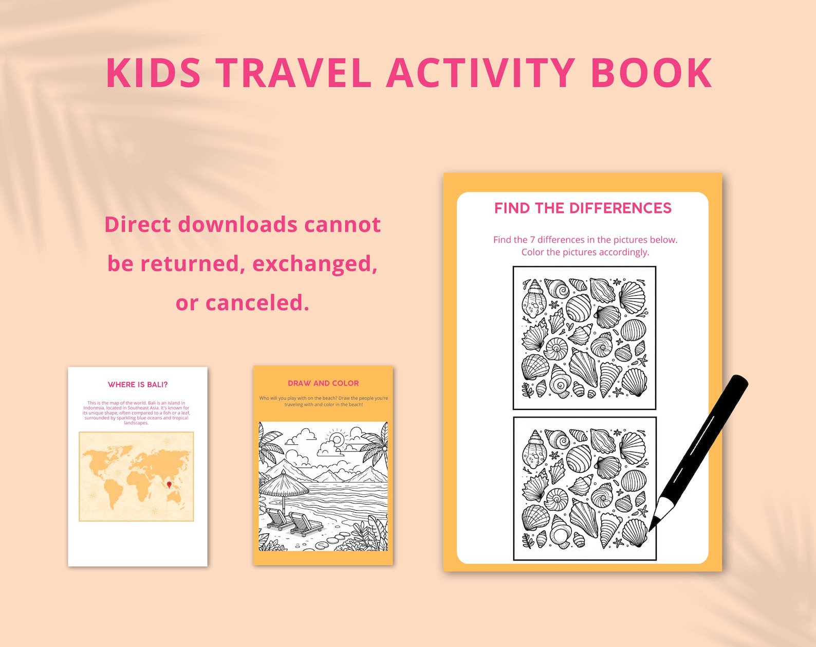 Explore Bali! | Travel Activity Kit | Bali Travel | Travel Guide | Kids ...