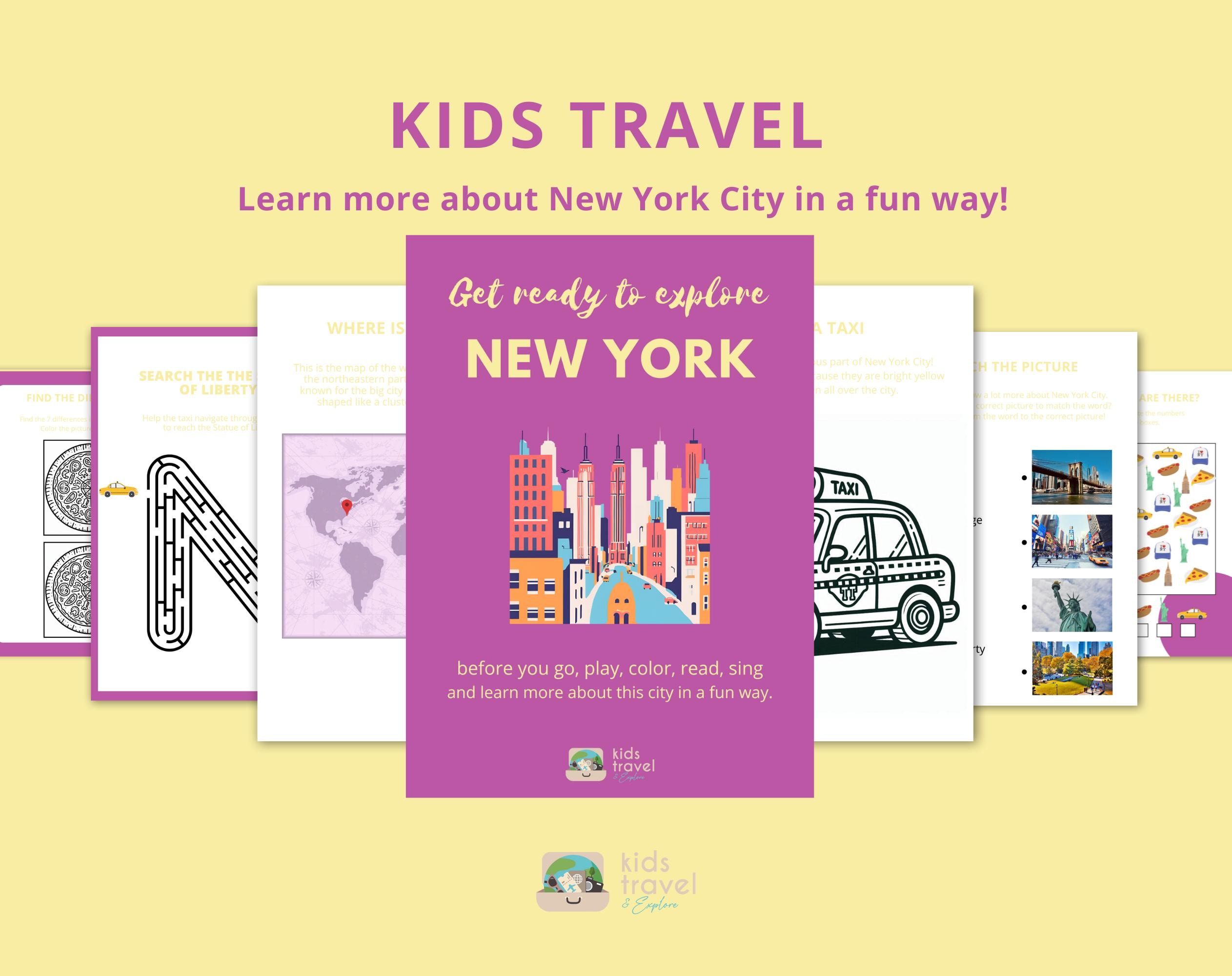 Explore New York City! | Travel Busy Book | Travel Activity Kit ...