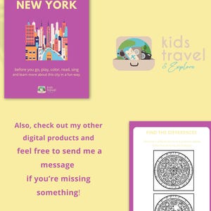 Explore New York City! | Travel Busy Book | Travel Activity Kit ...
