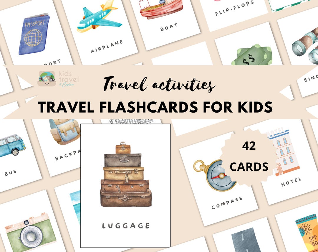 Printable Flashcards for Kids | Travel Flashcards | Digital Flashcards ...