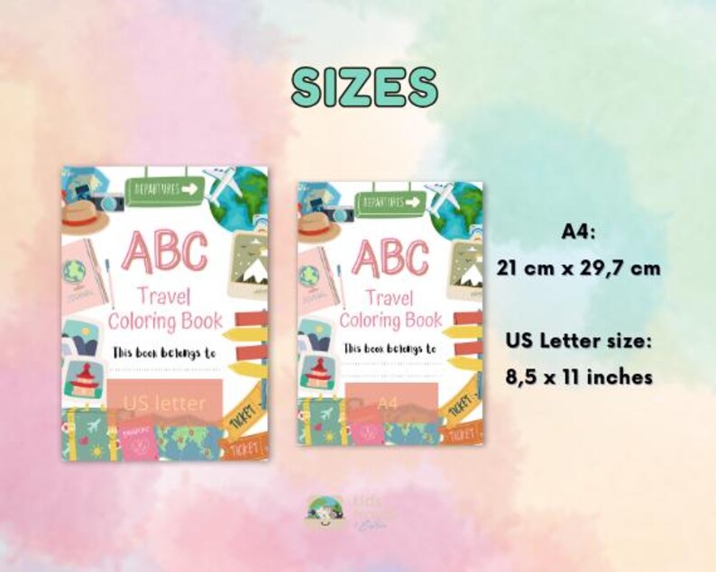 ABC Coloring Book | Travel Coloring Book | Travel Busy Book | ABC Book ...