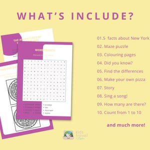 Explore New York City! | Travel Busy Book | Travel Activity Kit ...