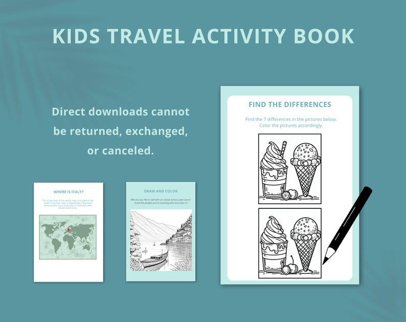 Explore Italy | Travel Busy Book | Italy Travel | Travel Guide | Kids ...