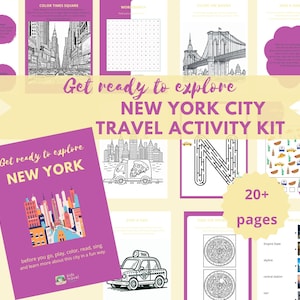 Explore New York City! | Travel Busy Book | Travel Activity Kit ...