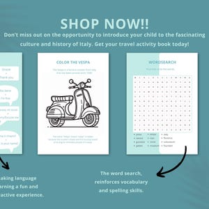 Explore Italy | Travel Busy Book | Italy Travel | Travel Guide | Kids ...