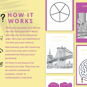 Explore New York City! | Travel Busy Book | Travel Activity Kit ...