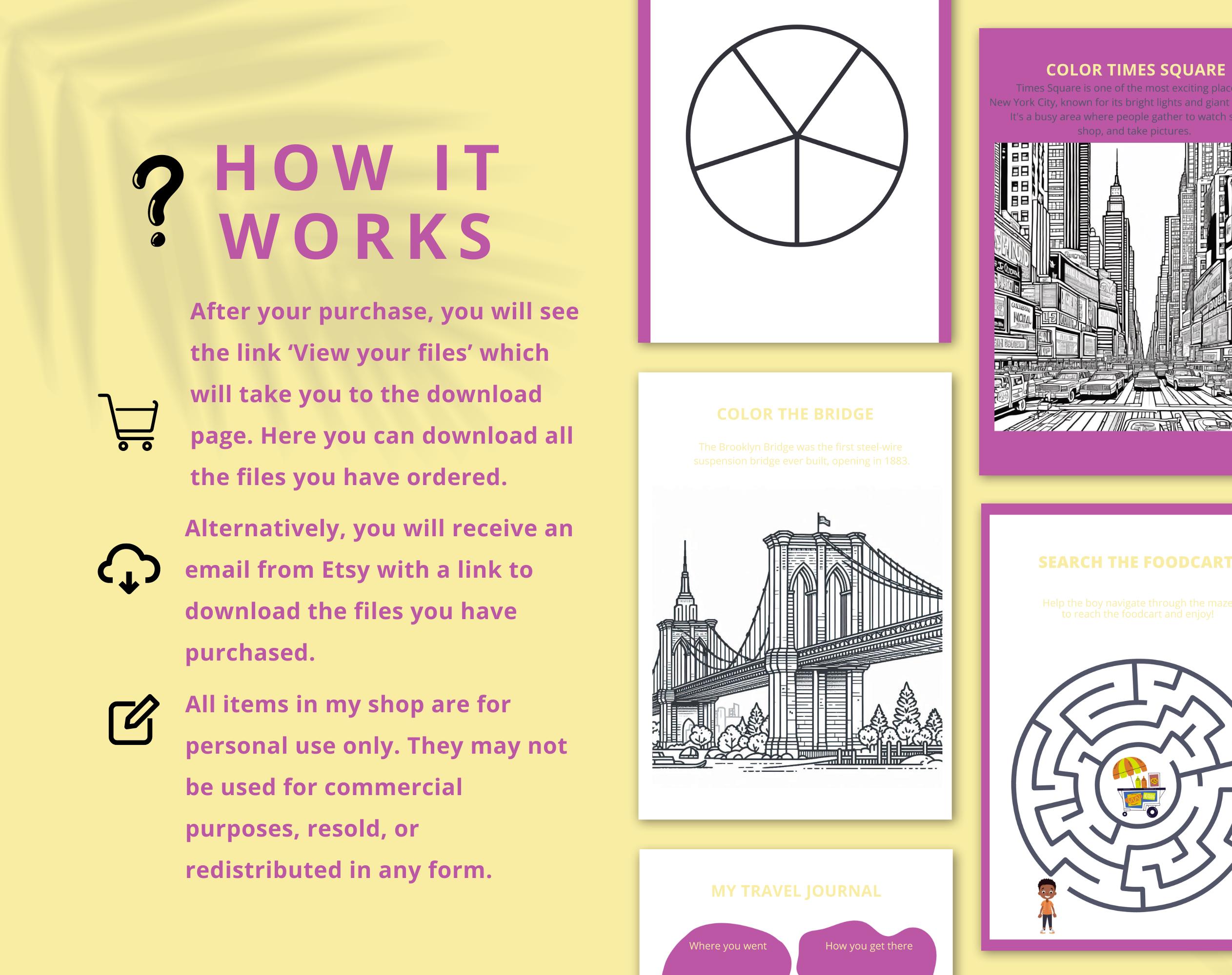 Explore New York City! | Travel Busy Book | Travel Activity Kit ...