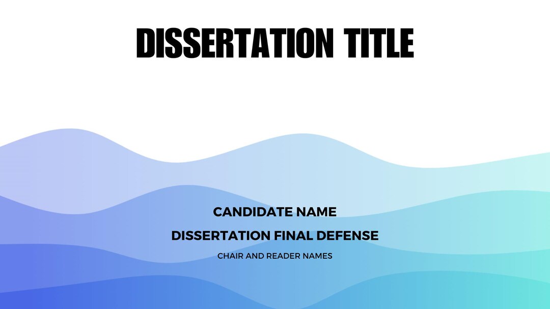 Qualitative Dissertation Template - Etsy