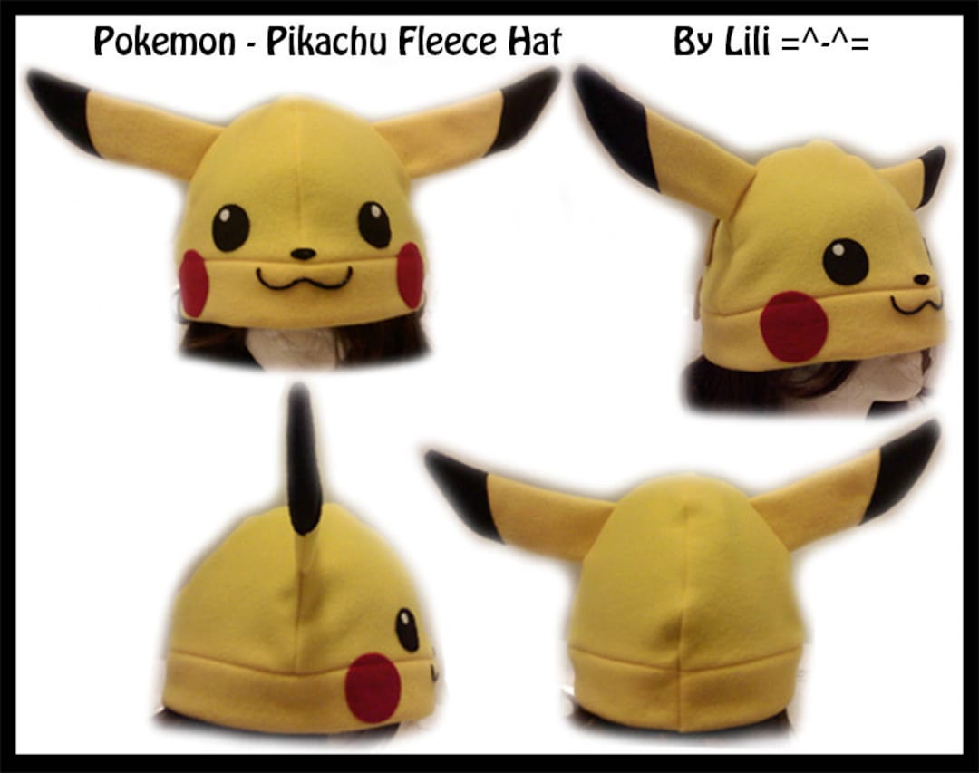 Pokemon Hat Pikachu OR Surprised Pikachu MADE to ORDER - Etsy