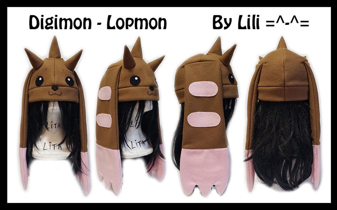 Digimon Hat - Lopmon - MADE TO ORDER - Etsy