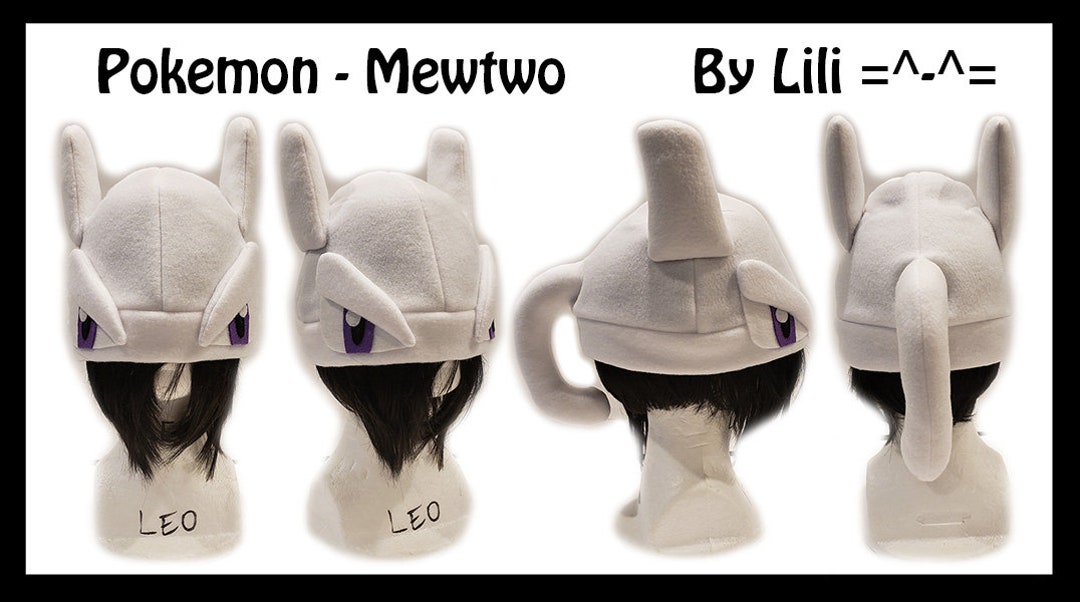 Pokemon Hat - Mewtwo - MADE TO ORDER - Etsy
