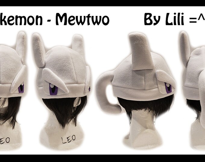 Pokemon Hat - Mewtwo - MADE TO ORDER - Etsy