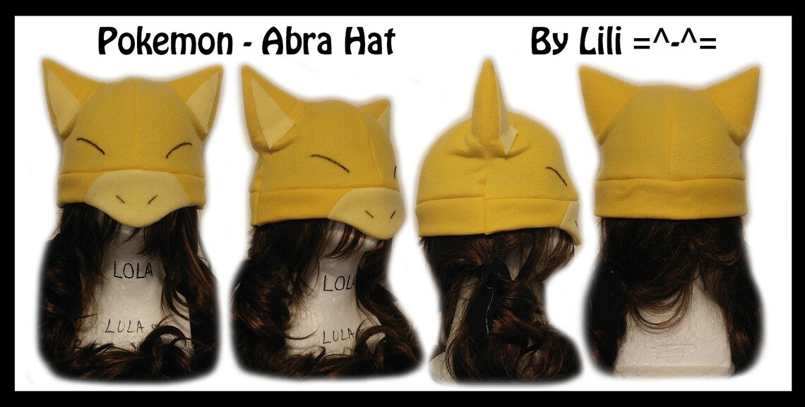 Pokemon Hat Abra - Etsy