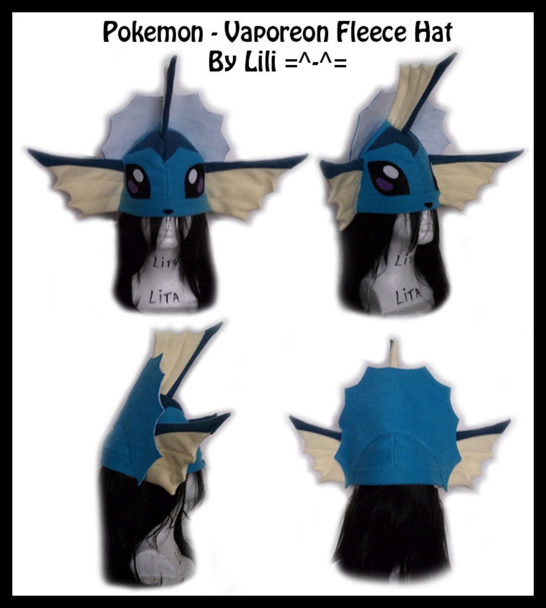 Pokemon Hat Vaporeon - Etsy