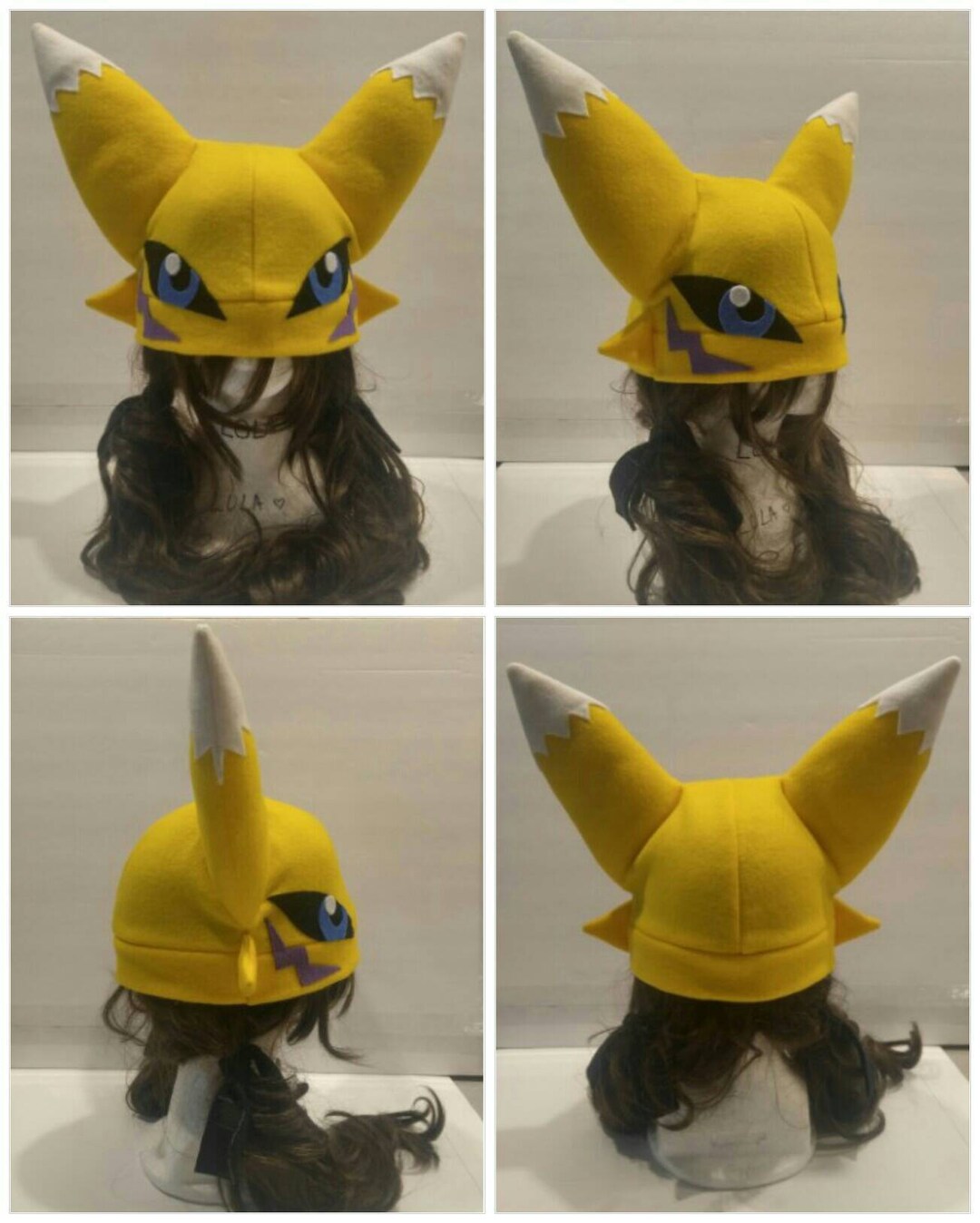 Digimon Hat - Renamon - MADE TO ORDER - Etsy