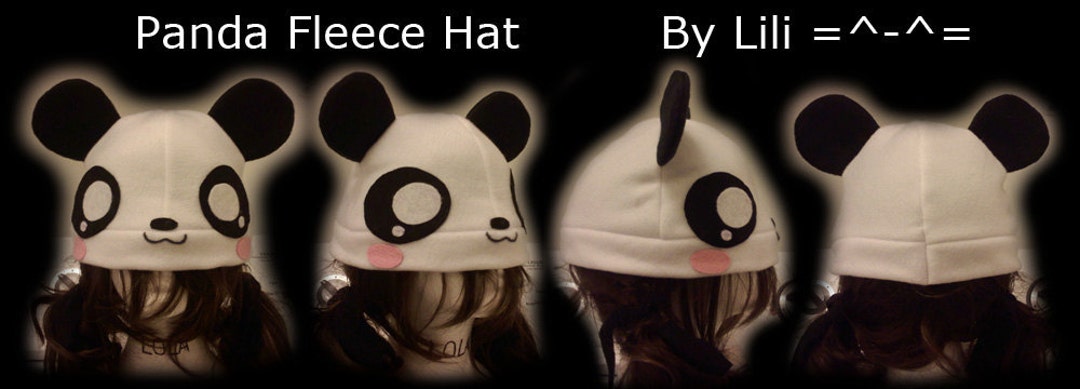 Cute Panda Hat - MADE TO ORDER - Etsy