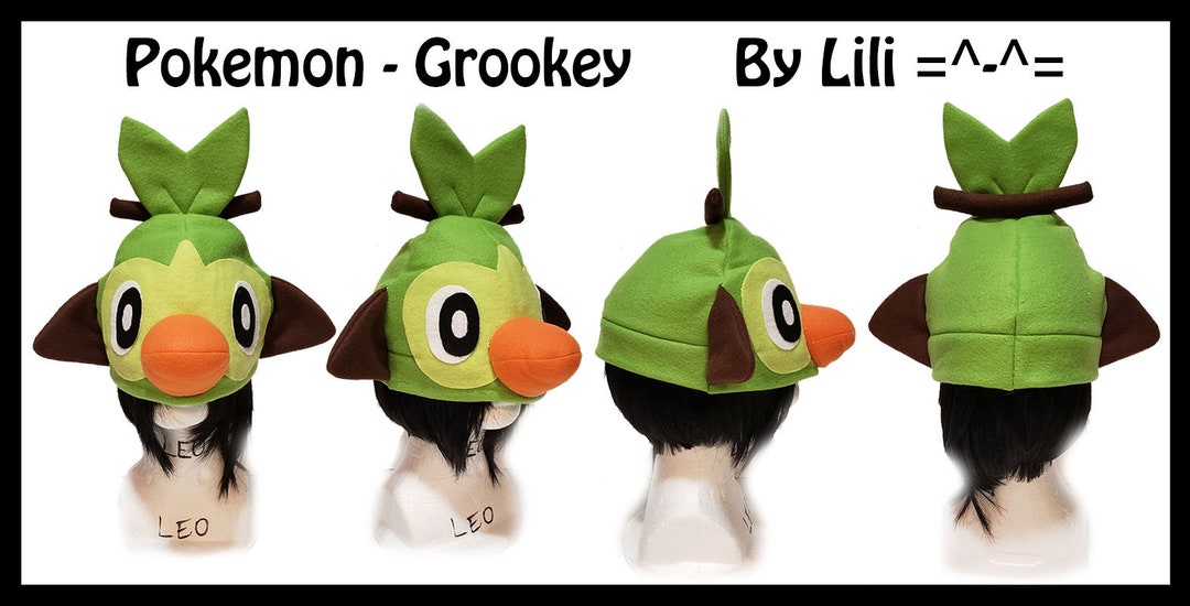Pokemon Hat Grookey - Etsy