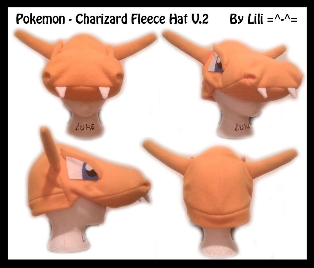 Pokemon Hat - Charizard - MADE TO ORDER - Etsy