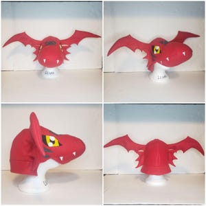 Digimon Hat - Guilmon - MADE TO ORDER - Etsy