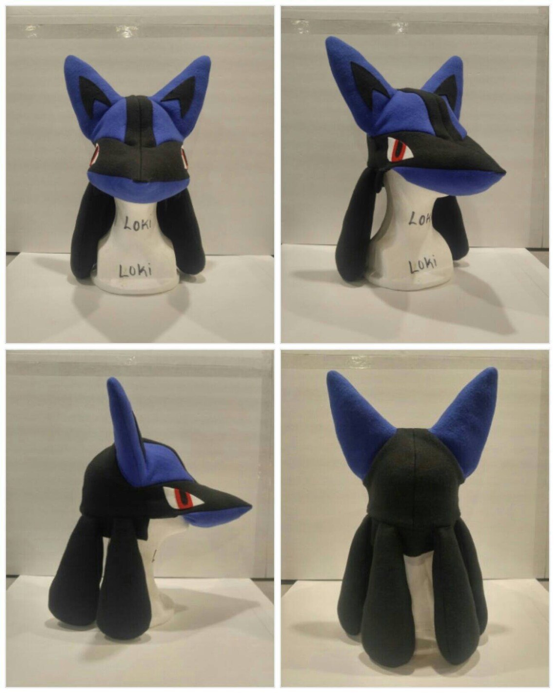 Pokemon Hat Lucario - Etsy
