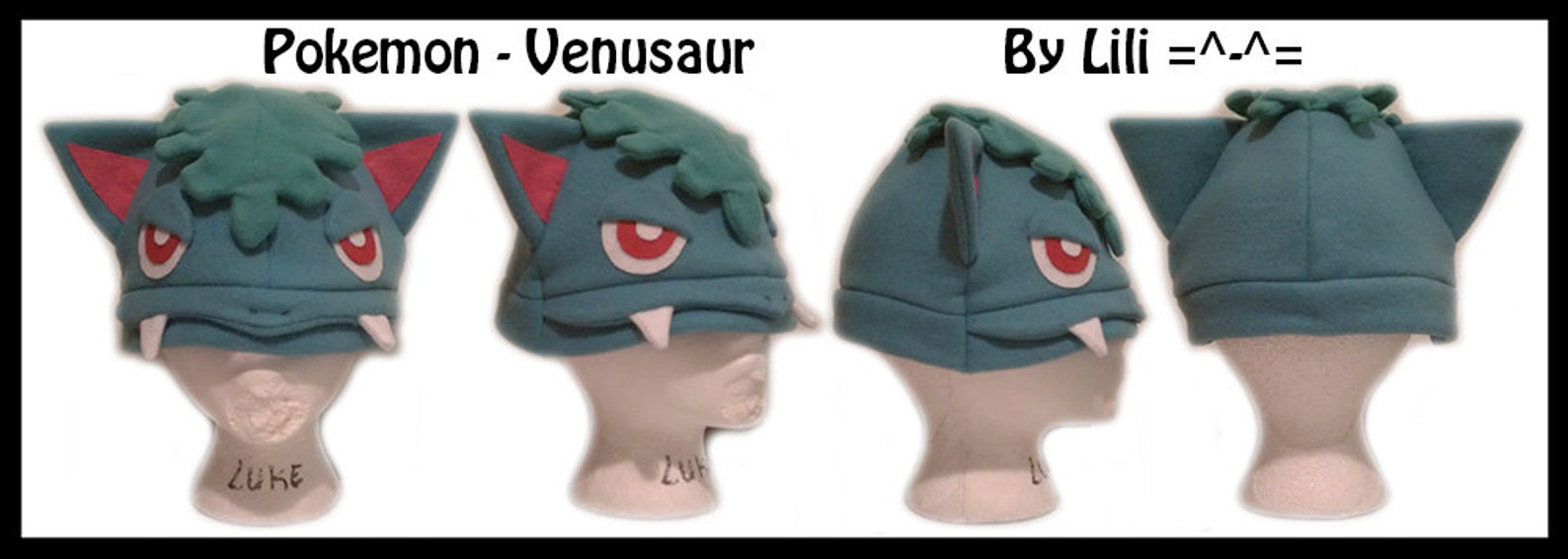 Pokemon Hat Venusaur WITH or WITHOUT Vines | Etsy